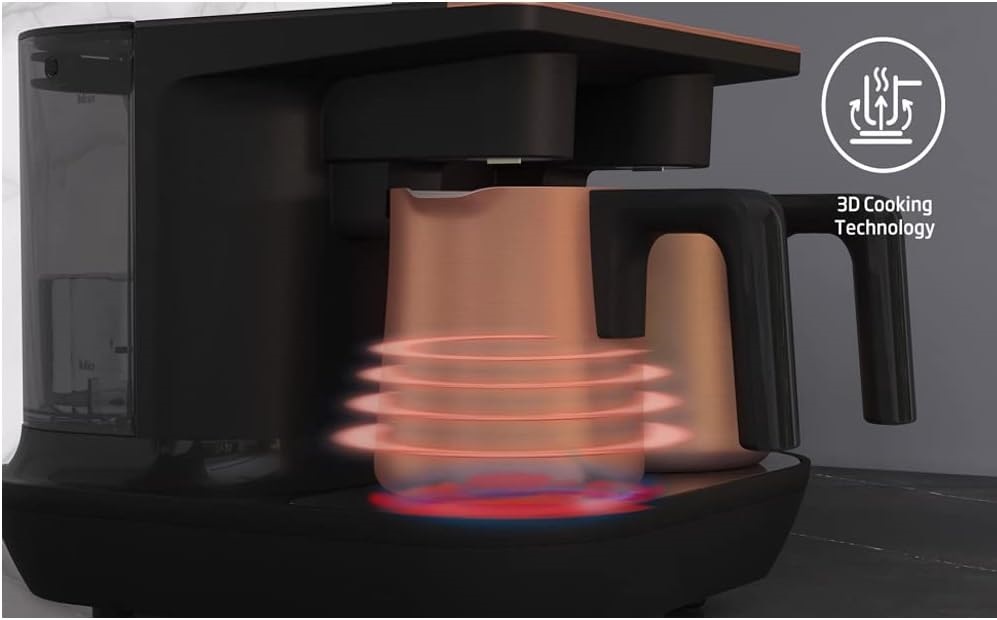 Turkish Coffee Machine Beko TKM | 2 pots | Fully automatic | Grey