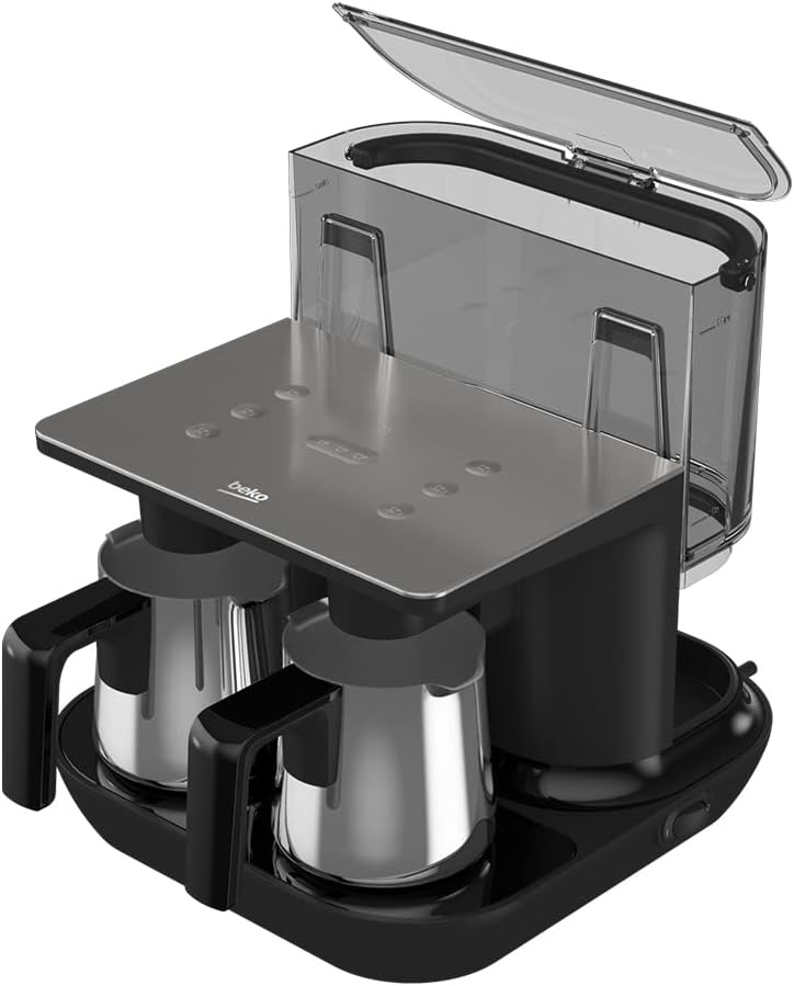 Turkish Coffee Machine Beko TKM | 2 pots | Fully automatic | Grey